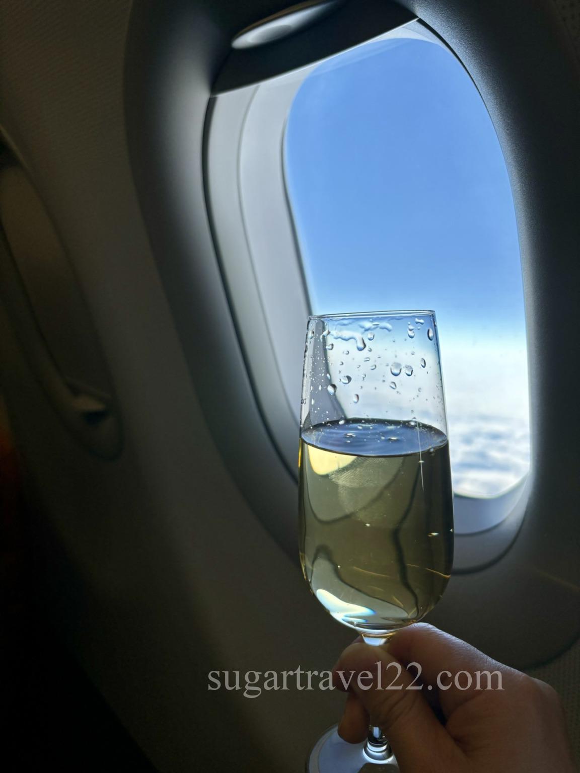 【エバー航空ビジネスクラス】2024年搭乗記｜機内食がおいしい！BR156台北ーソウル - スキあらば旅。｜乗って飲んで食べて